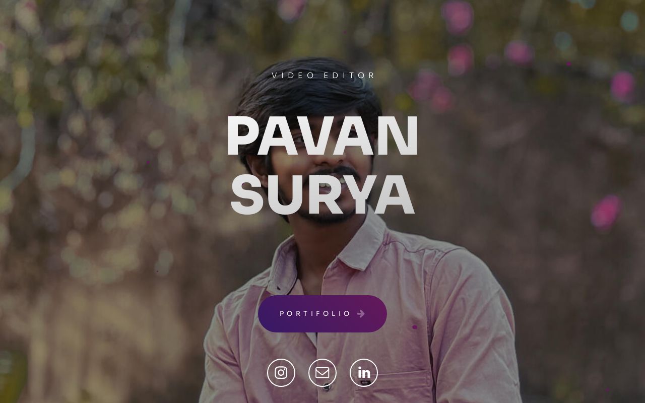 Editor Pavan Surya